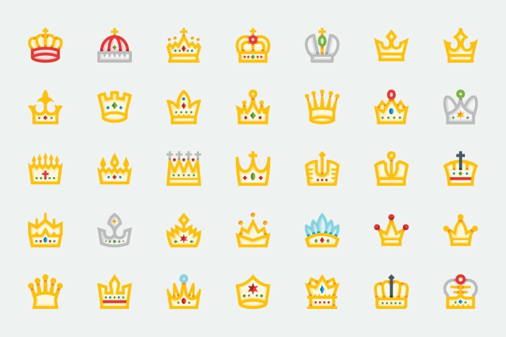 Basicons / Crown Icons – MasterBundles