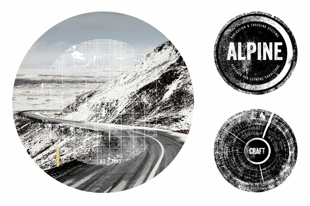 30 Circular Vector Textures – MasterBundles