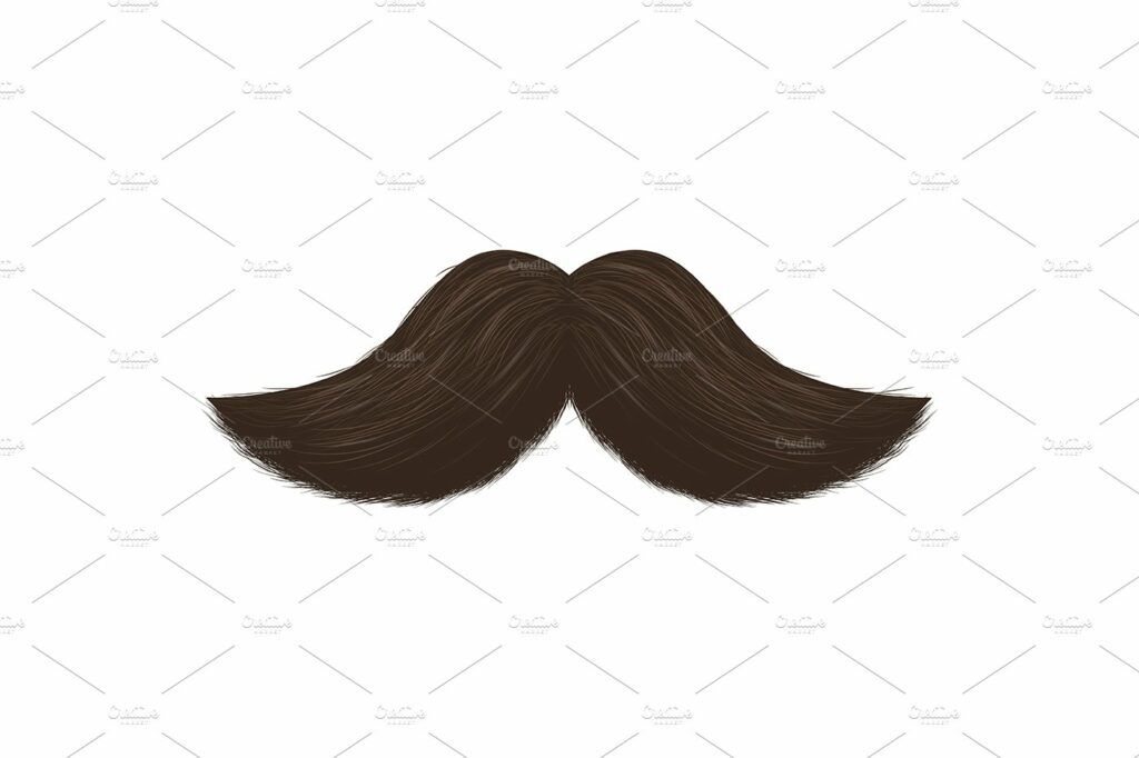Fake Mustaches. Vector – MasterBundles