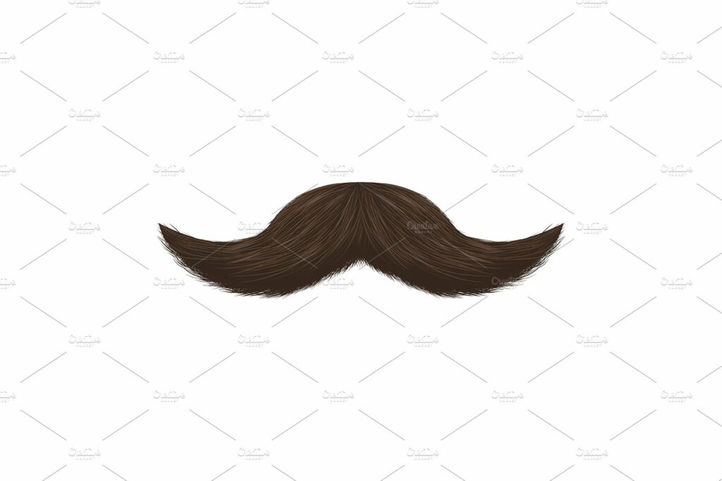 Fake Mustaches. Vector – MasterBundles