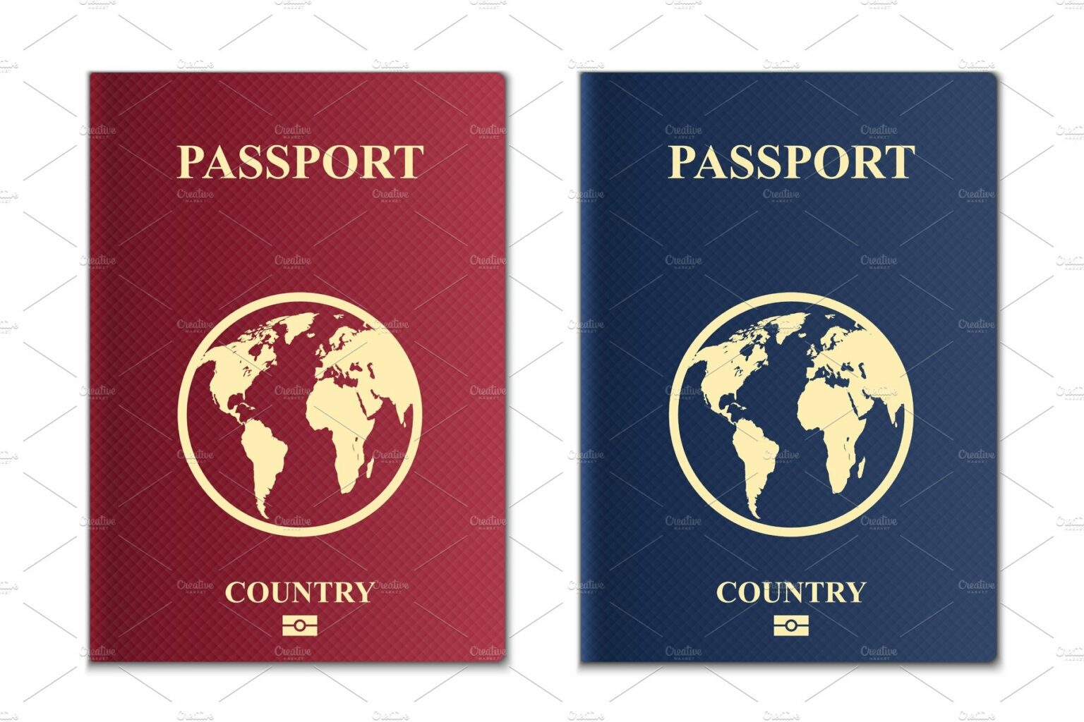 Passports, international document. – MasterBundles