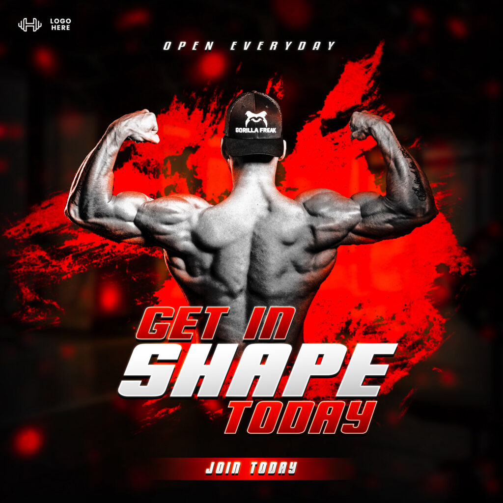 Gym and Fitness / Academia - Social Media Posts Templates - MasterBundles