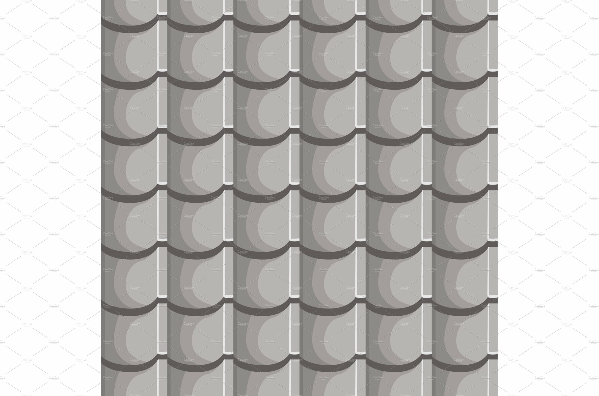 Seamless pattern gray textured roof – MasterBundles