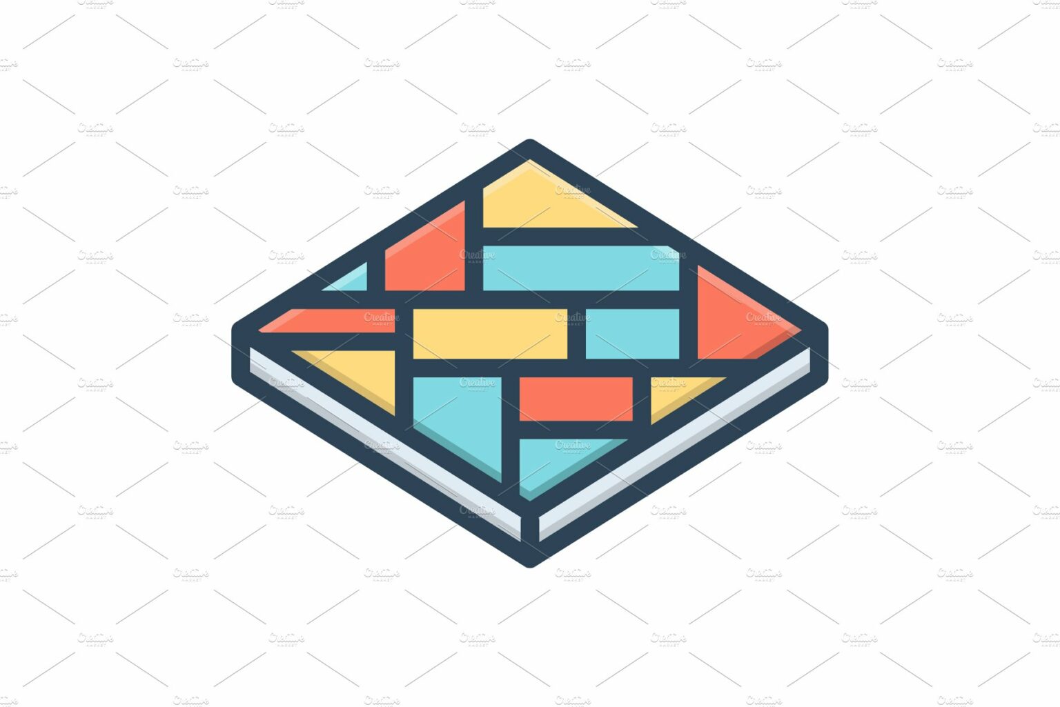 Flooring destination color icon – MasterBundles