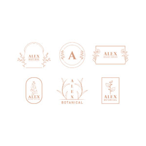 5+ Best Floral Text logo Bundle - MasterBundles