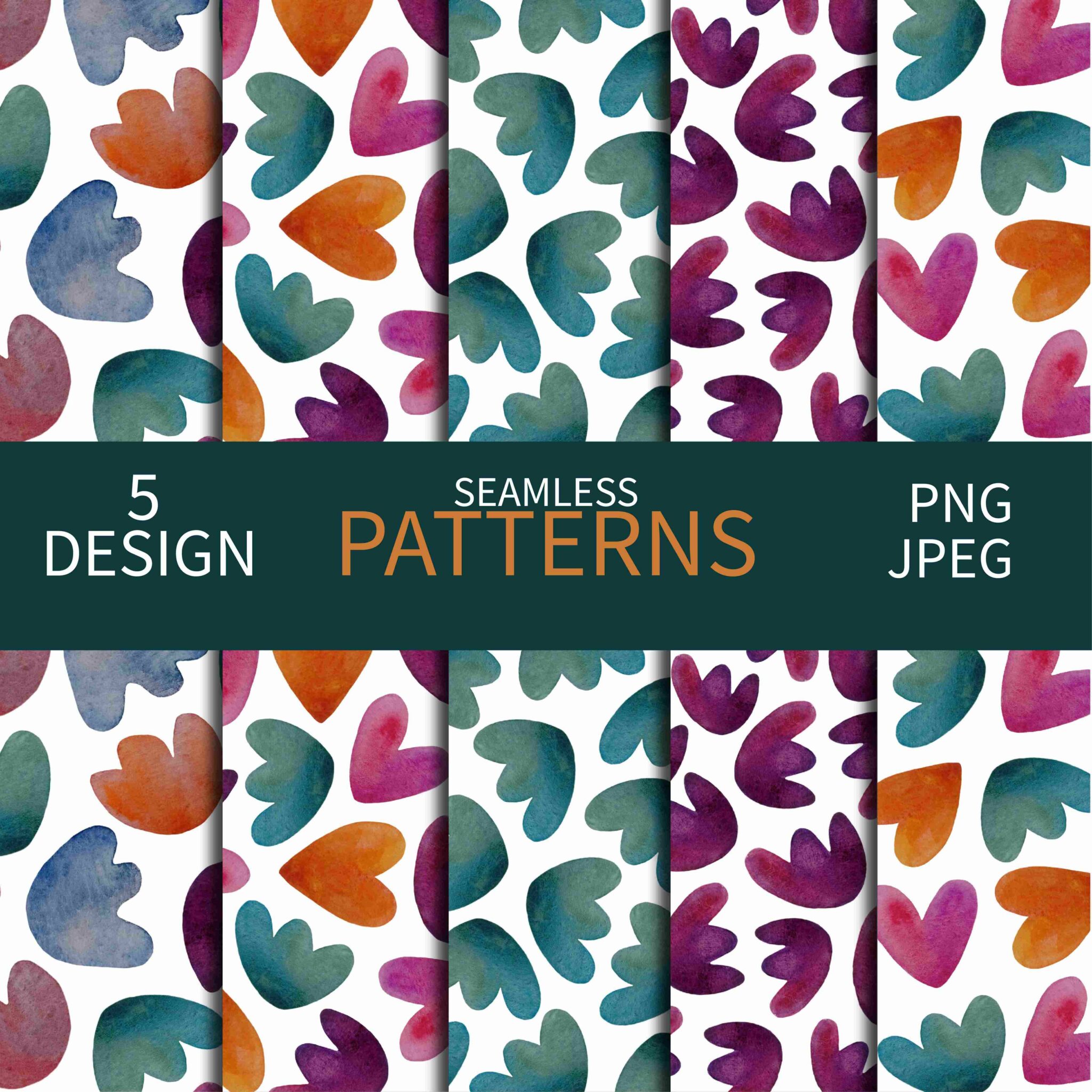 Сolorful Abstract Seamless Floral Pattern - MasterBundles