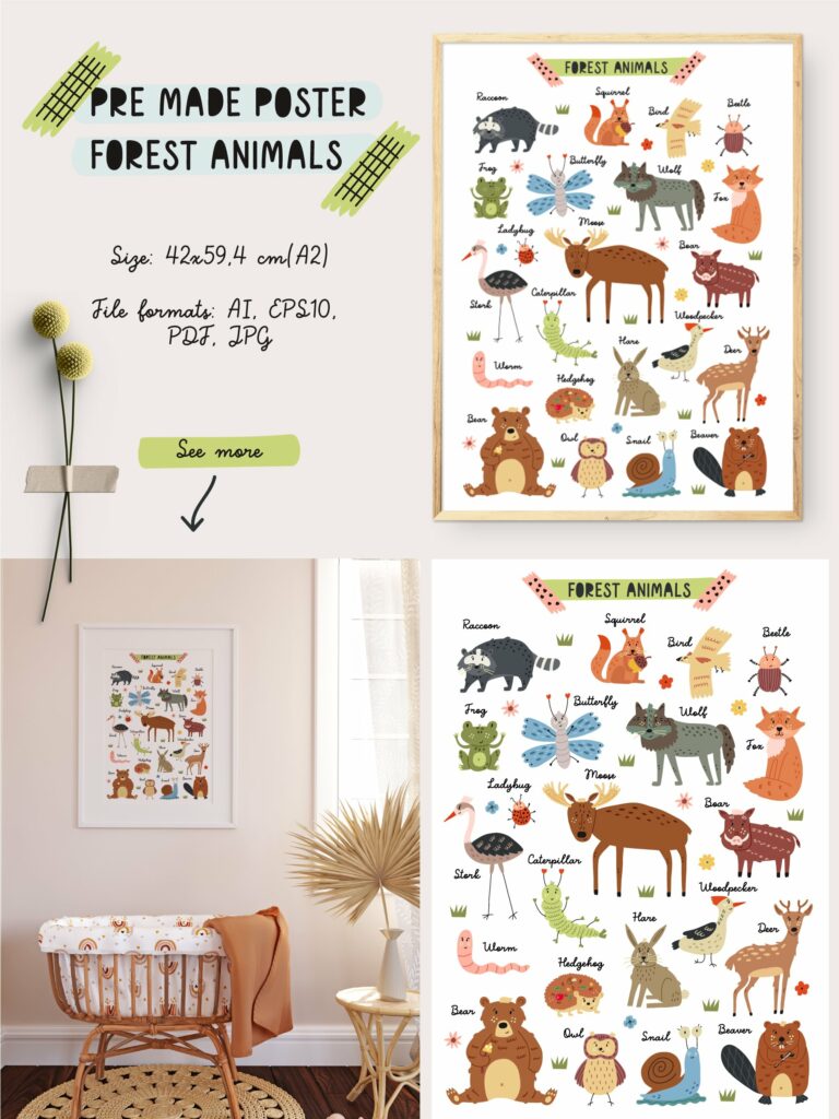 Forest Woodland Animals – MasterBundles