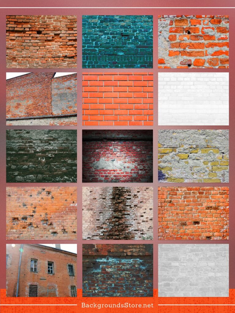 Brick Wall Textures Set – MasterBundles