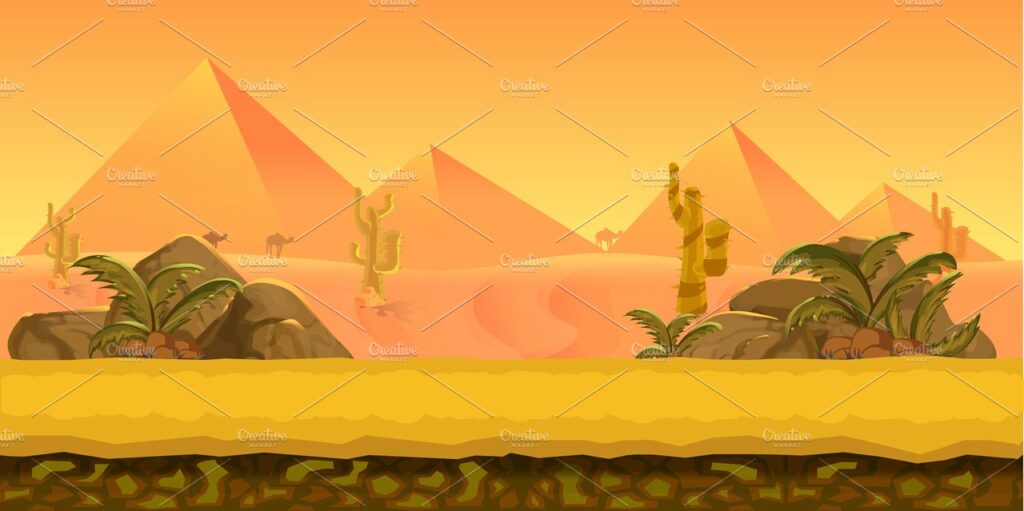Pyramids Game Background – MasterBundles