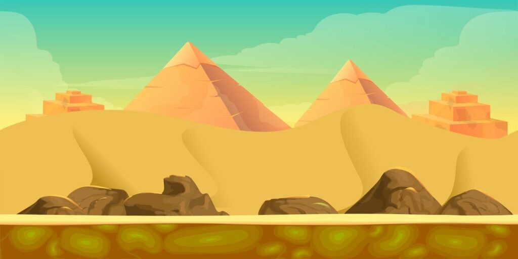 Desert Game Background – MasterBundles