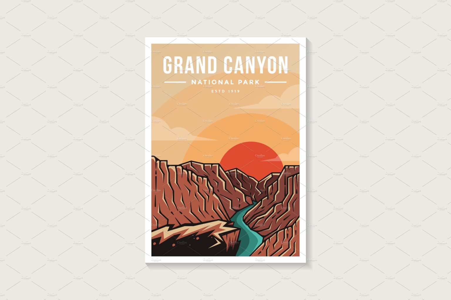 Grand Canyon National Park poster – MasterBundles