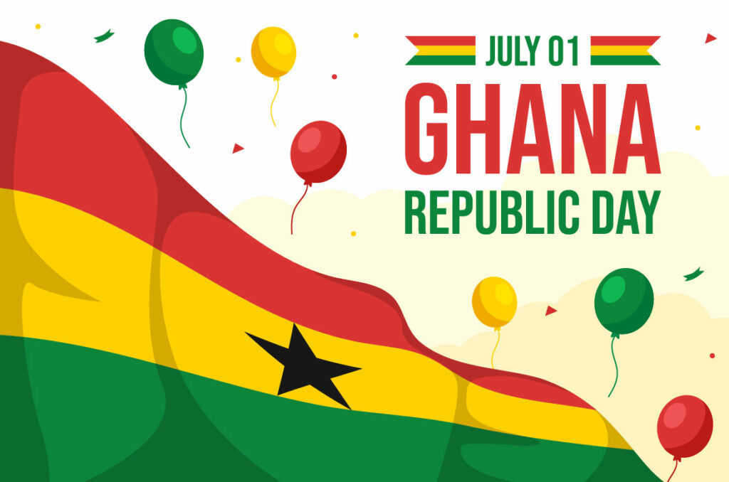 14 Happy Ghana Republic Day Illustration - MasterBundles