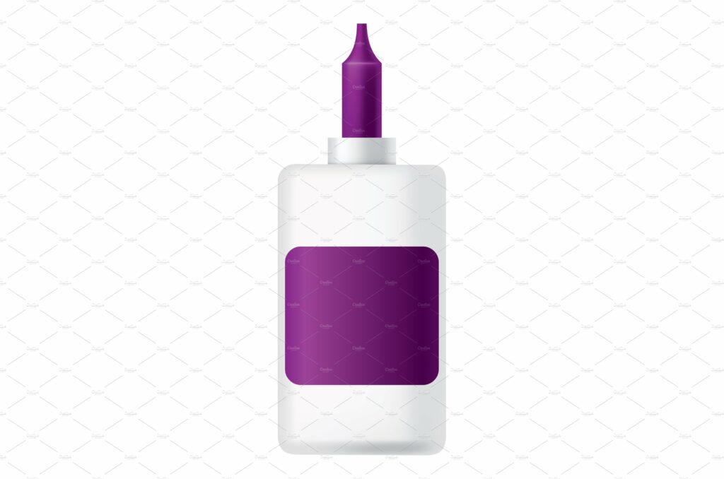 Glue bottle. Plastic container – MasterBundles
