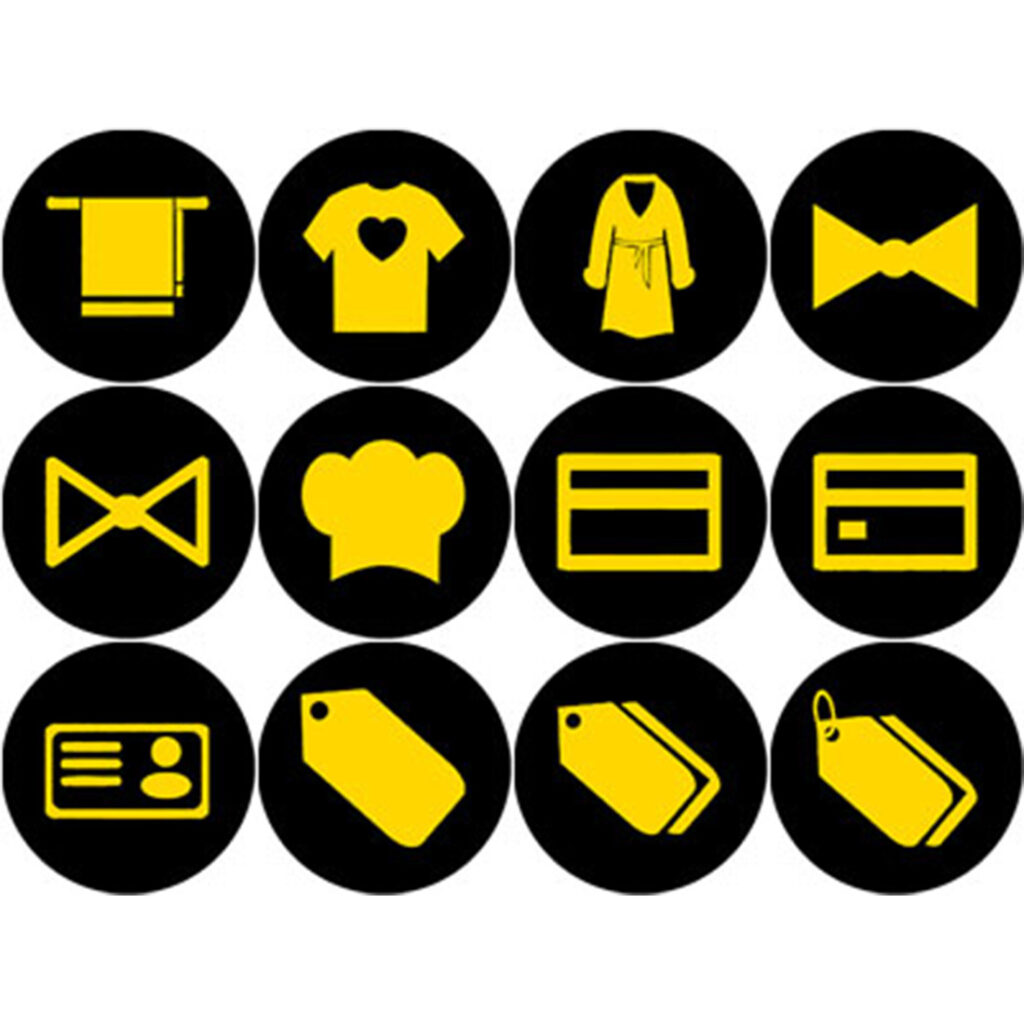 GOLD AND BLACK COMMERCE ICONS - MasterBundles