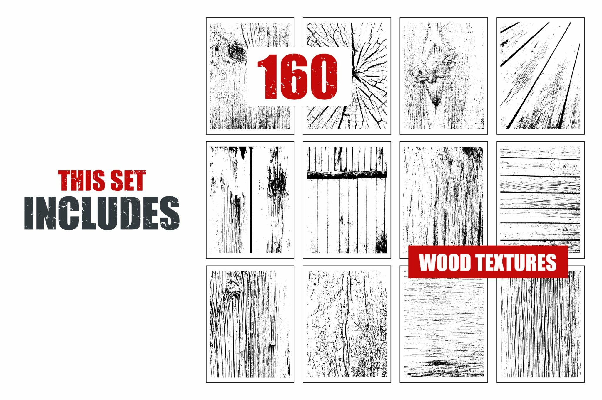 160 Wood Textures – MasterBundles