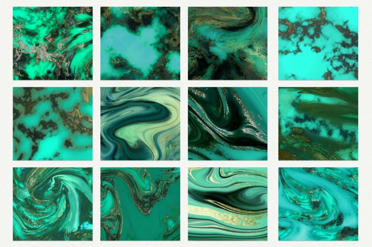 50 Turquoise Textures – MasterBundles