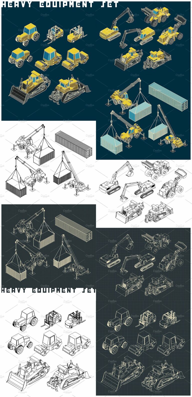 Heavy Equipment Set – MasterBundles