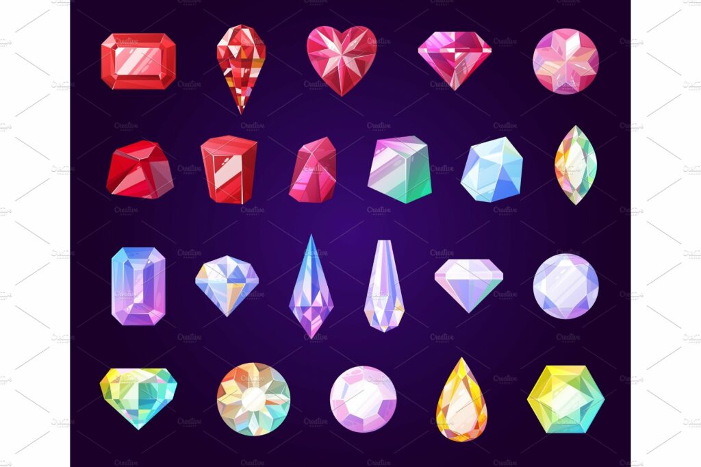 Gemstones, jewel and precious stone – MasterBundles