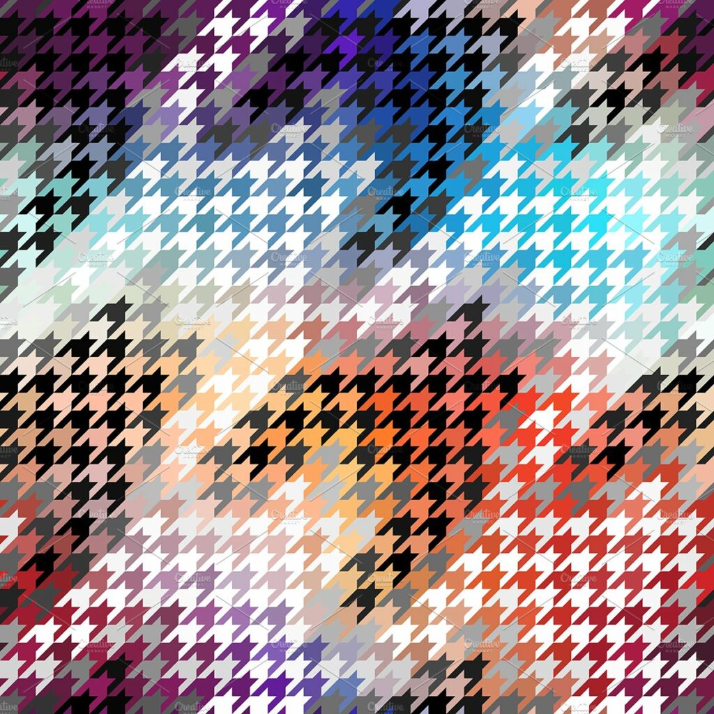 10 houndstooth patterns – MasterBundles