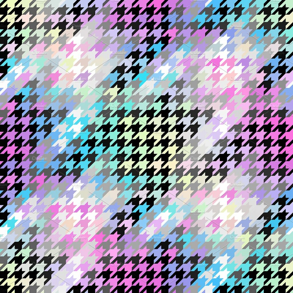 10 houndstooth patterns – MasterBundles