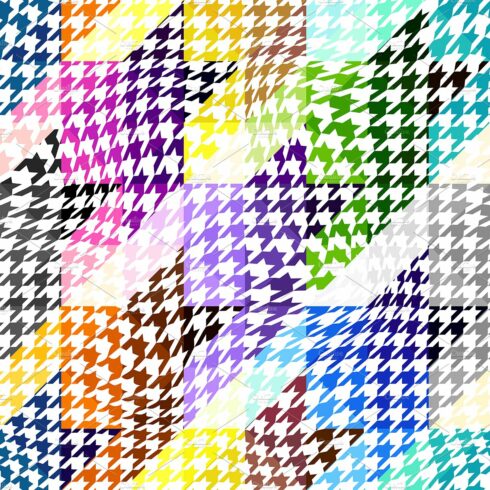 10 houndstooth patterns – MasterBundles