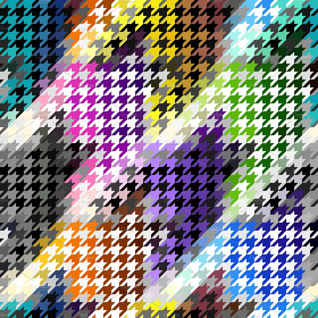 10 houndstooth patterns – MasterBundles