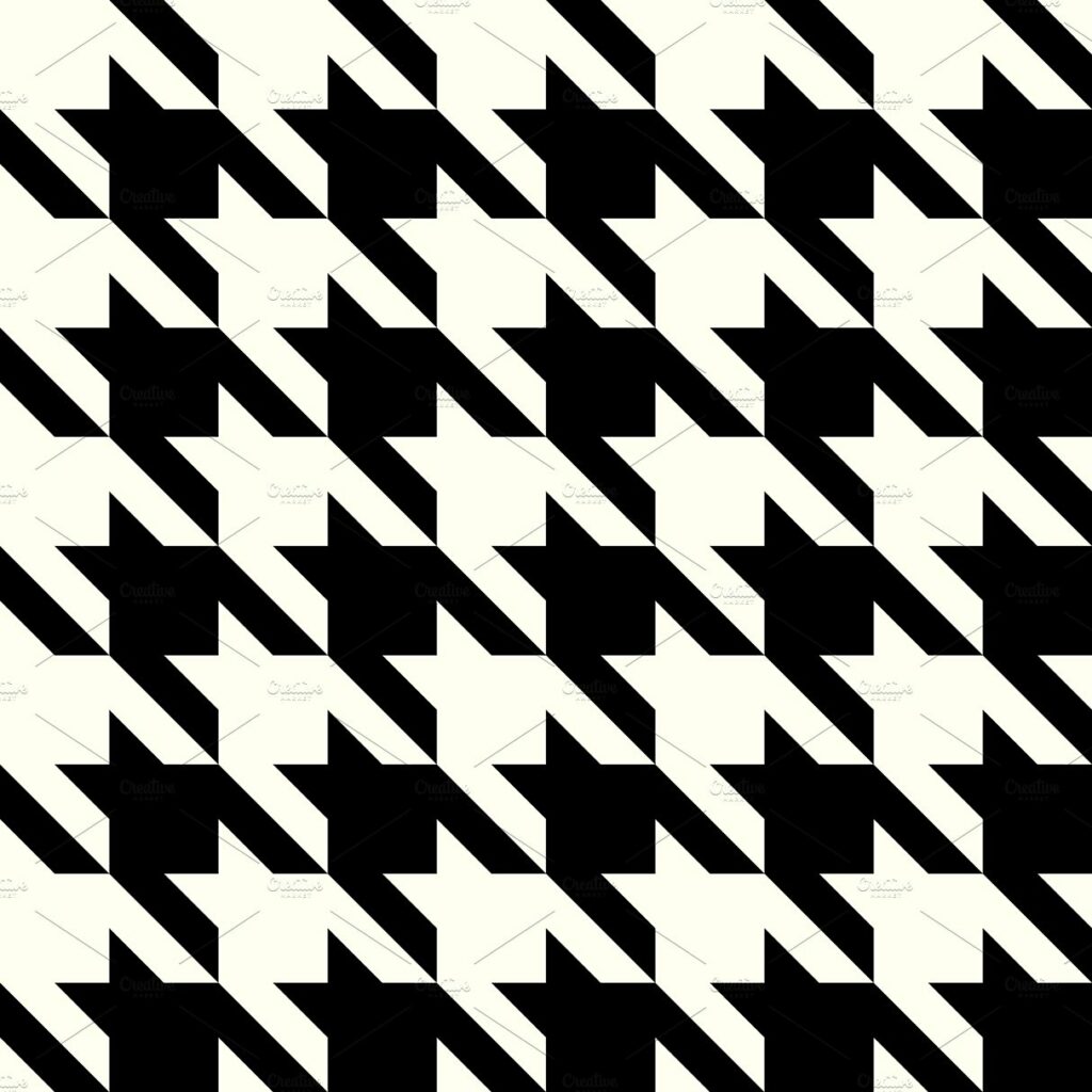 Set of hounds-tooth patterns. – MasterBundles