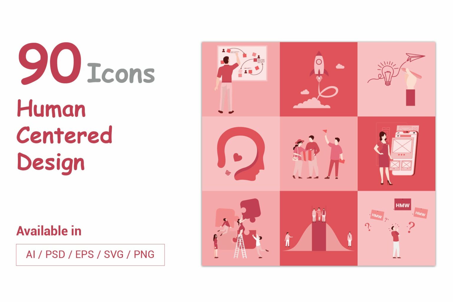 Human-Centered Design Icons Pack – MasterBundles