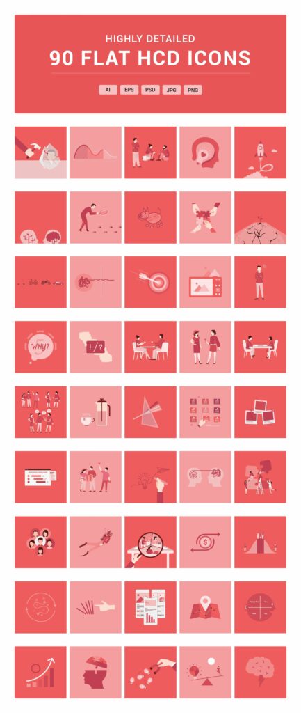 Human-Centered Design Icons Pack – MasterBundles