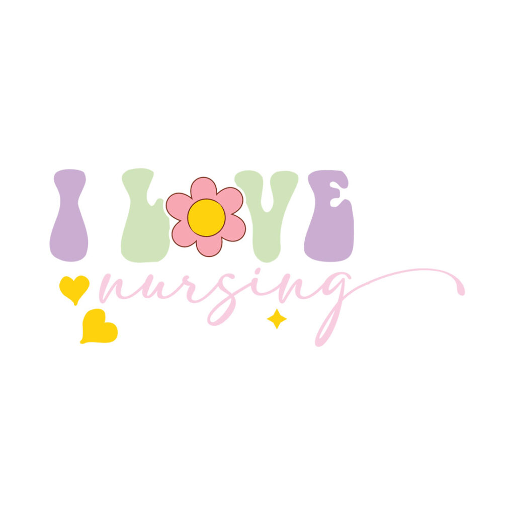 i love nursing - MasterBundles