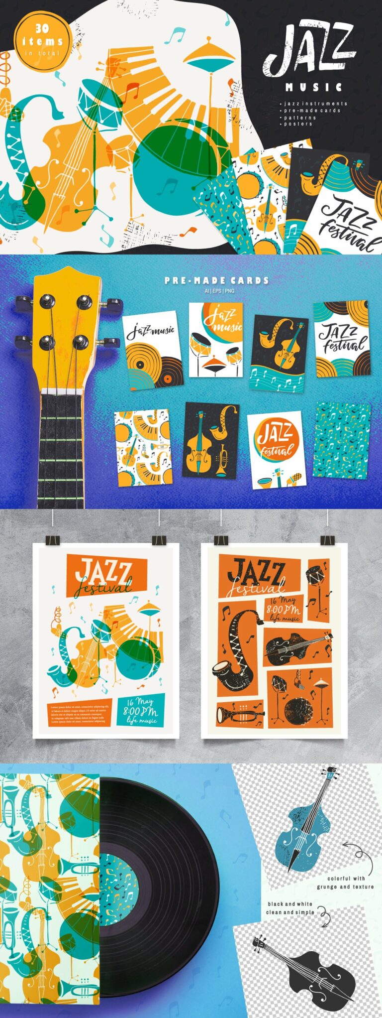 Jazz Music festival collection – MasterBundles