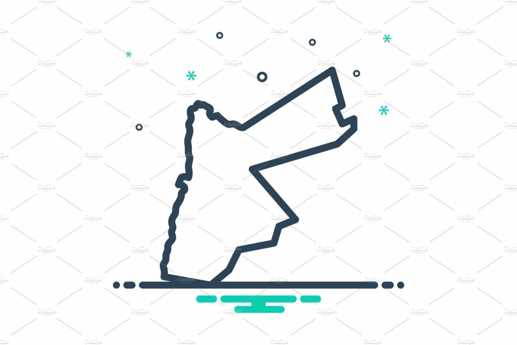 Jordan map mix icon – MasterBundles