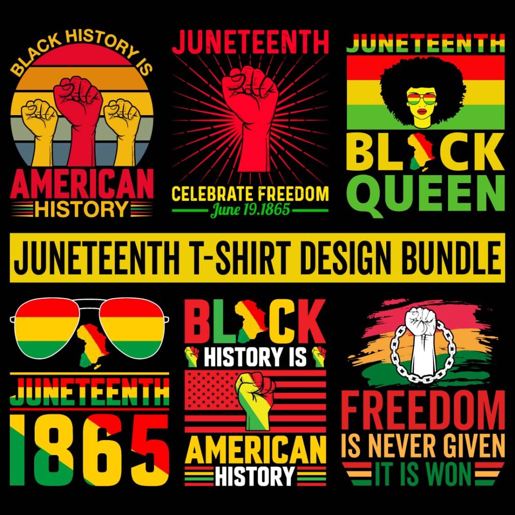 Juneteenth Best selling T-Shirt Design Bundle - MasterBundles