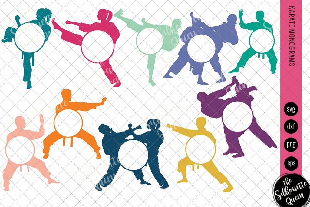 Karate Svg Karate Monogram – MasterBundles