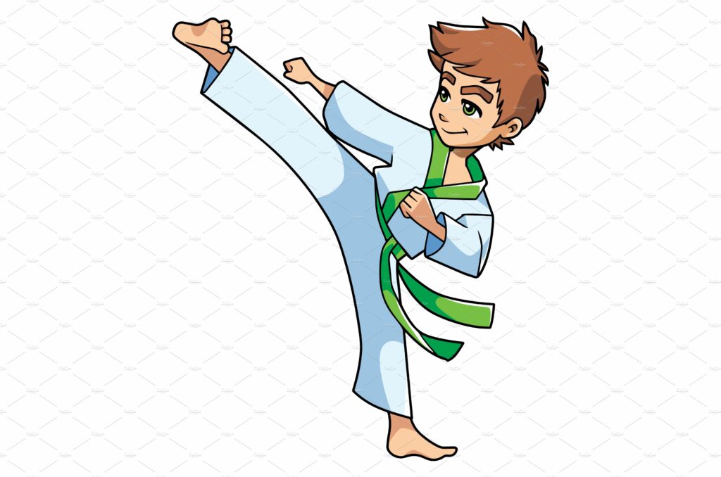 Karate Kick Boy – MasterBundles