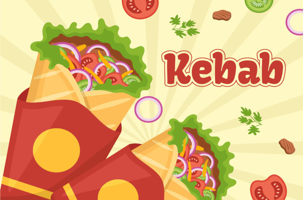 10 Kebab Food Illustration - MasterBundles