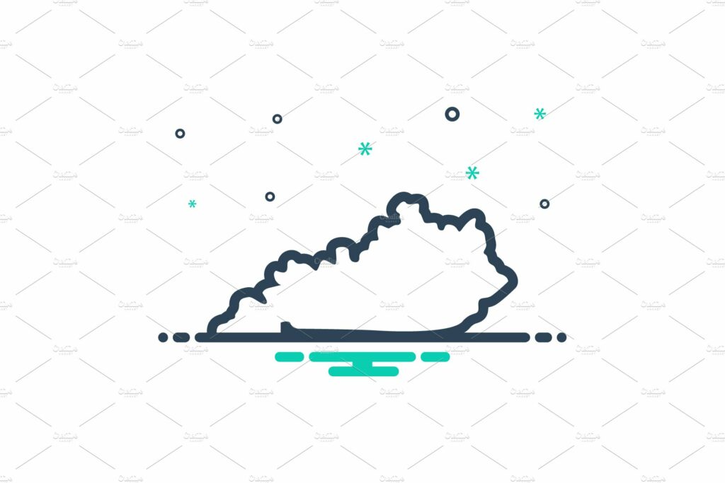 Kentucky state mix icon – MasterBundles