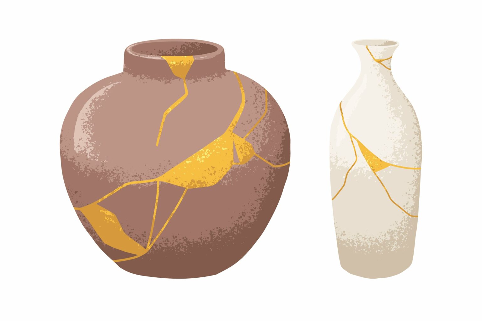 Kintsugi ceramic pottery set – MasterBundles