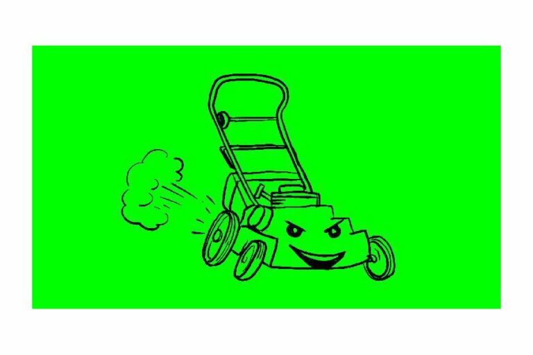Animation Lawn Mower Cartoon Drawing – MasterBundles