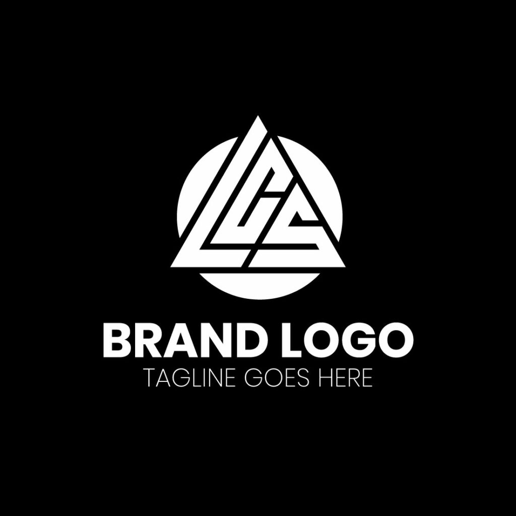 LCS letter logo design. Initials logo monogram typography for ...