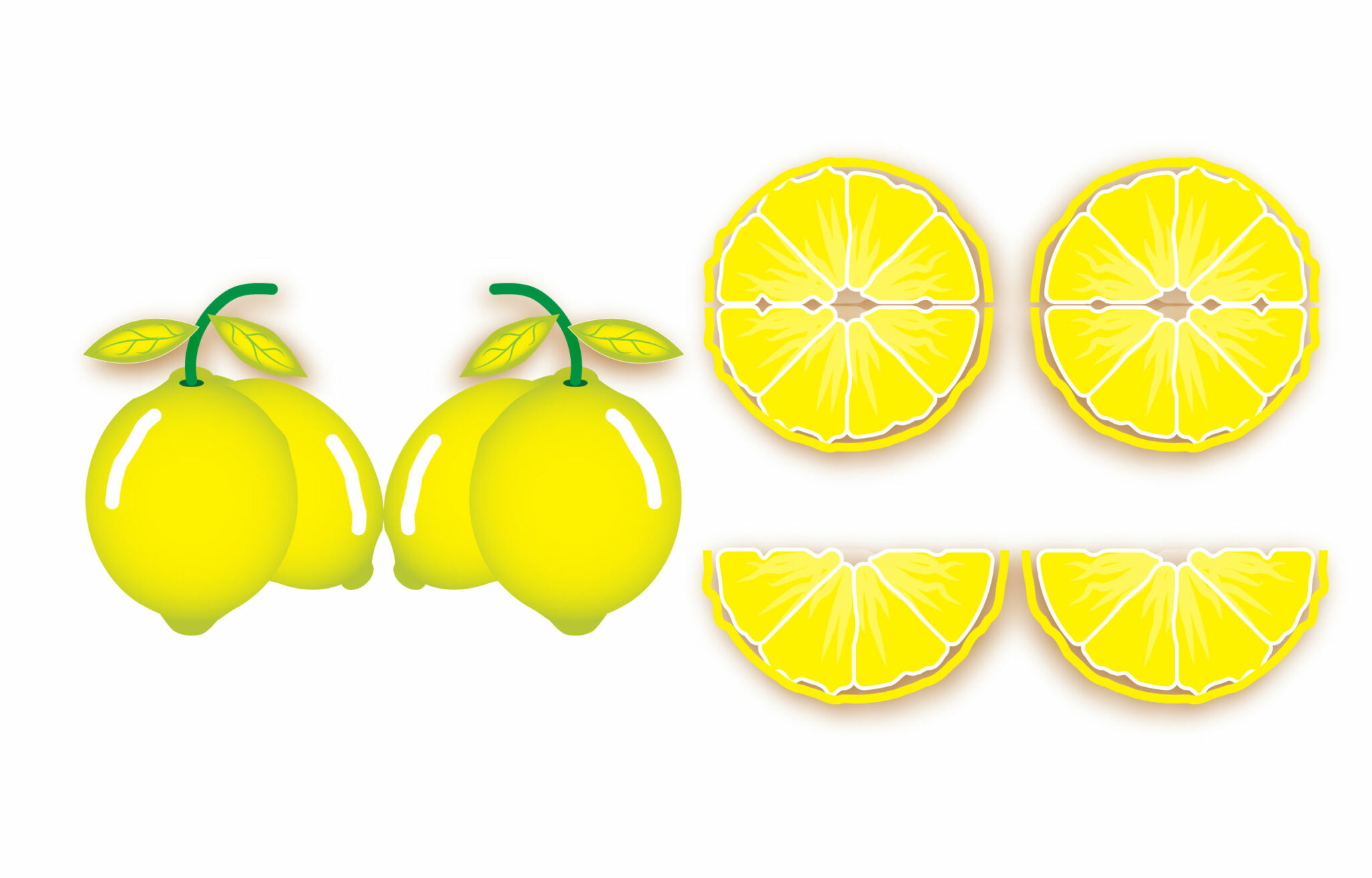 45 items LEMON clip art - MasterBundles