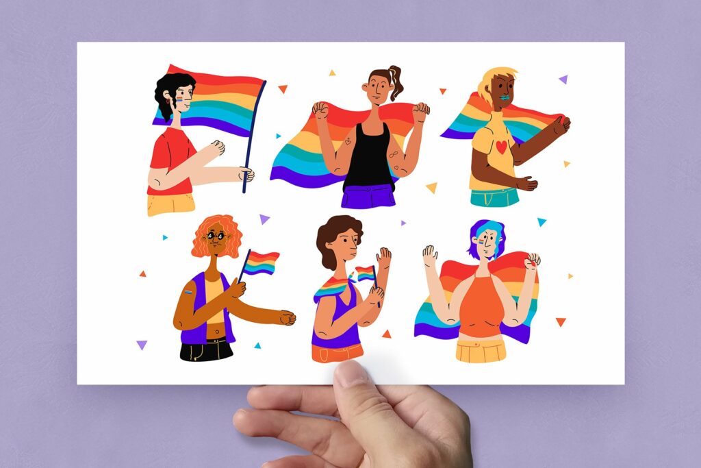 LGBT Activist Illustrations – MasterBundles