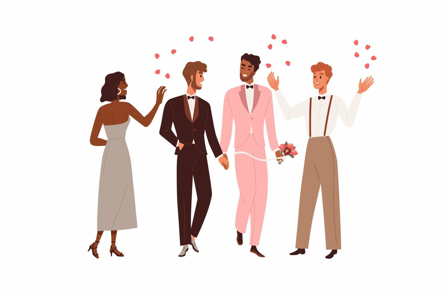 LGBT wedding ceremonies set – MasterBundles