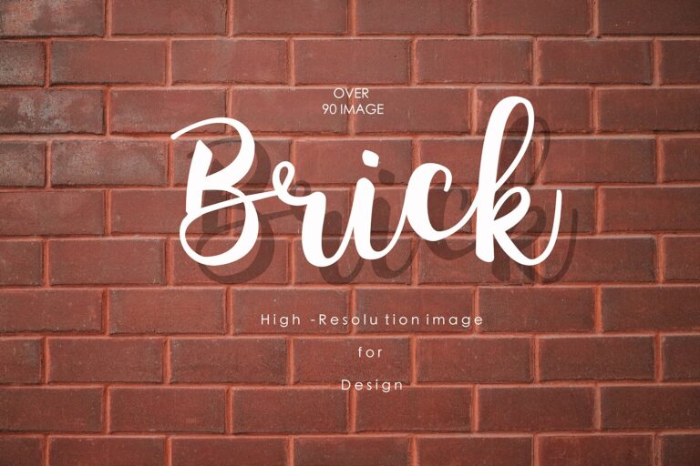 +90 Brick texture background – MasterBundles