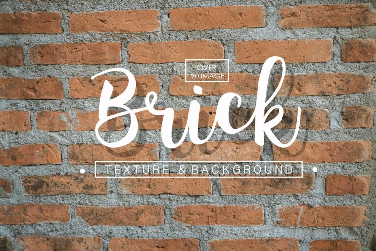 +90 Brick texture background – MasterBundles