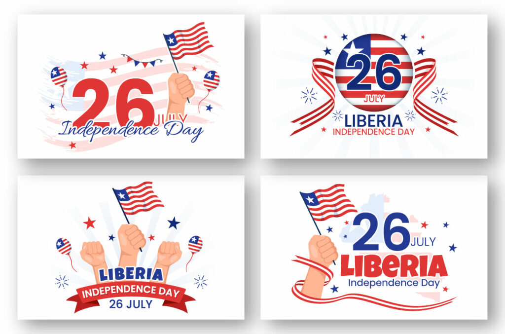 13 Happy Liberia Independence Day Illustration - MasterBundles