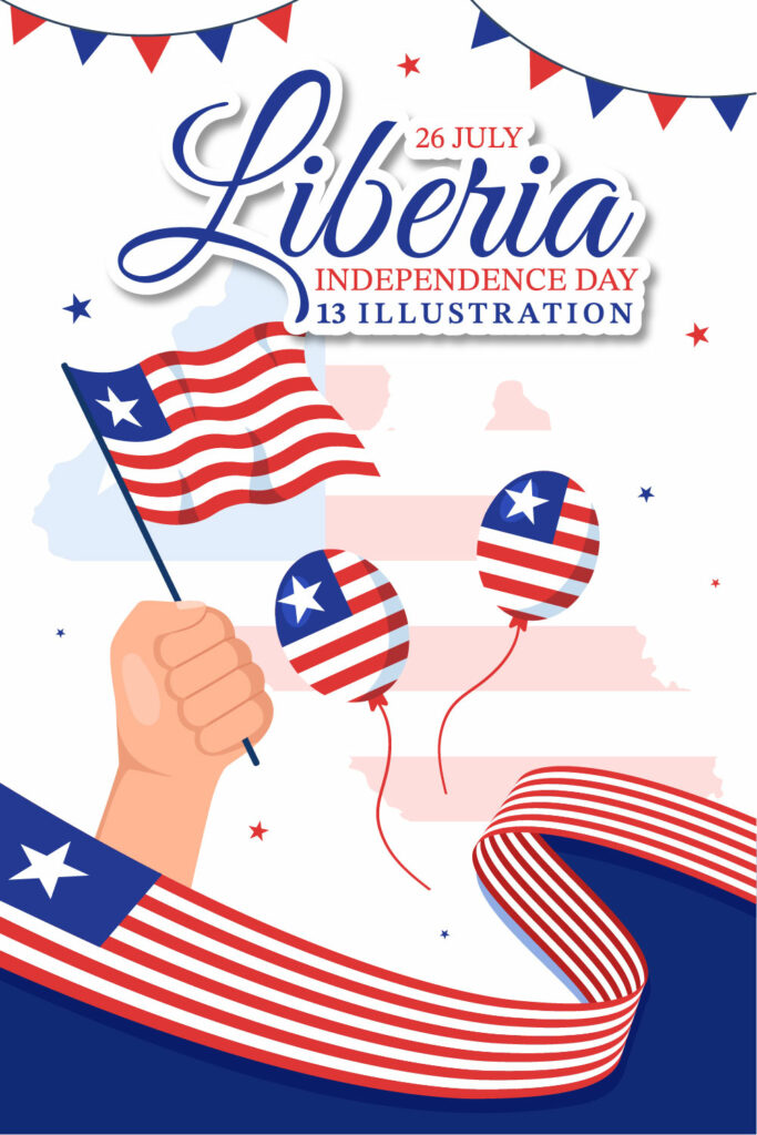 13 Happy Liberia Independence Day Illustration - MasterBundles