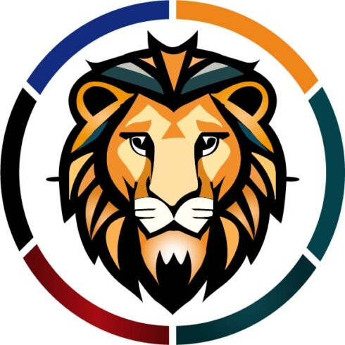 lion logo illustration - MasterBundles