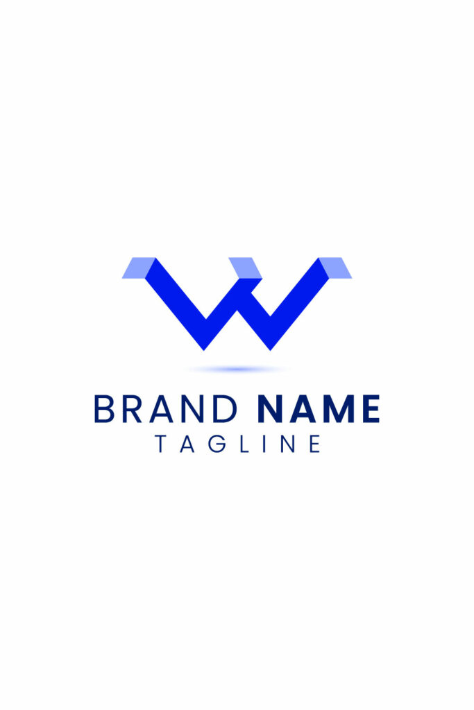 Modern Letter W Logo Design Vector Image - MasterBundles