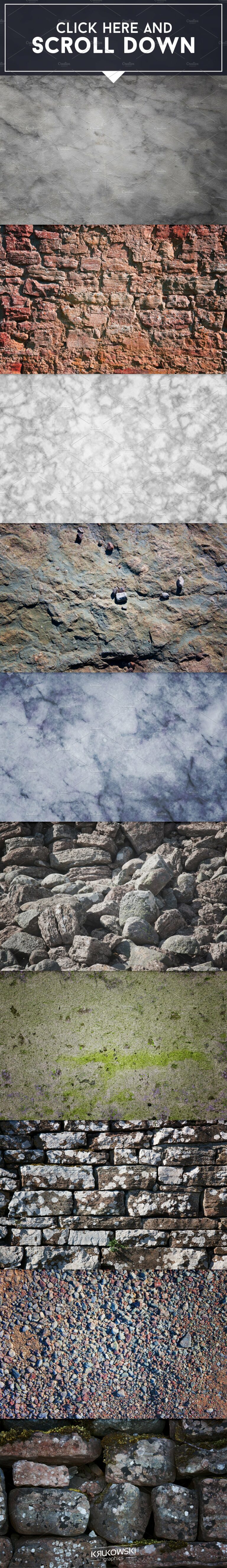 Stones PSD Textures – MasterBundles